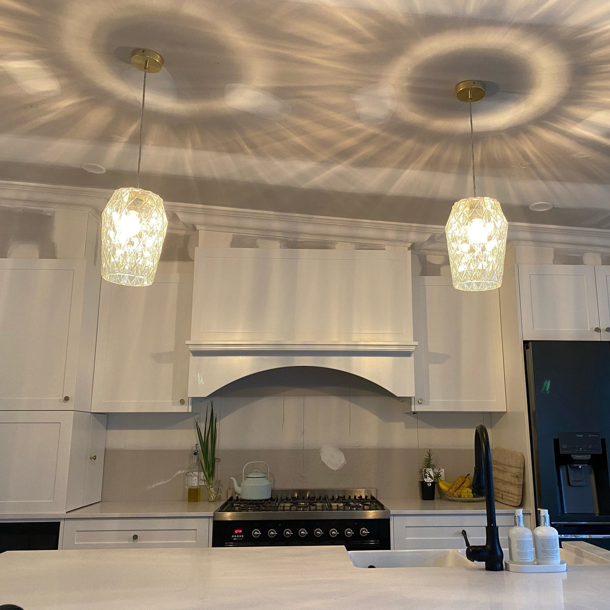 Krustallos '273' Pendant Lamp, Clear Crystal Glass - SMITH&SMITH