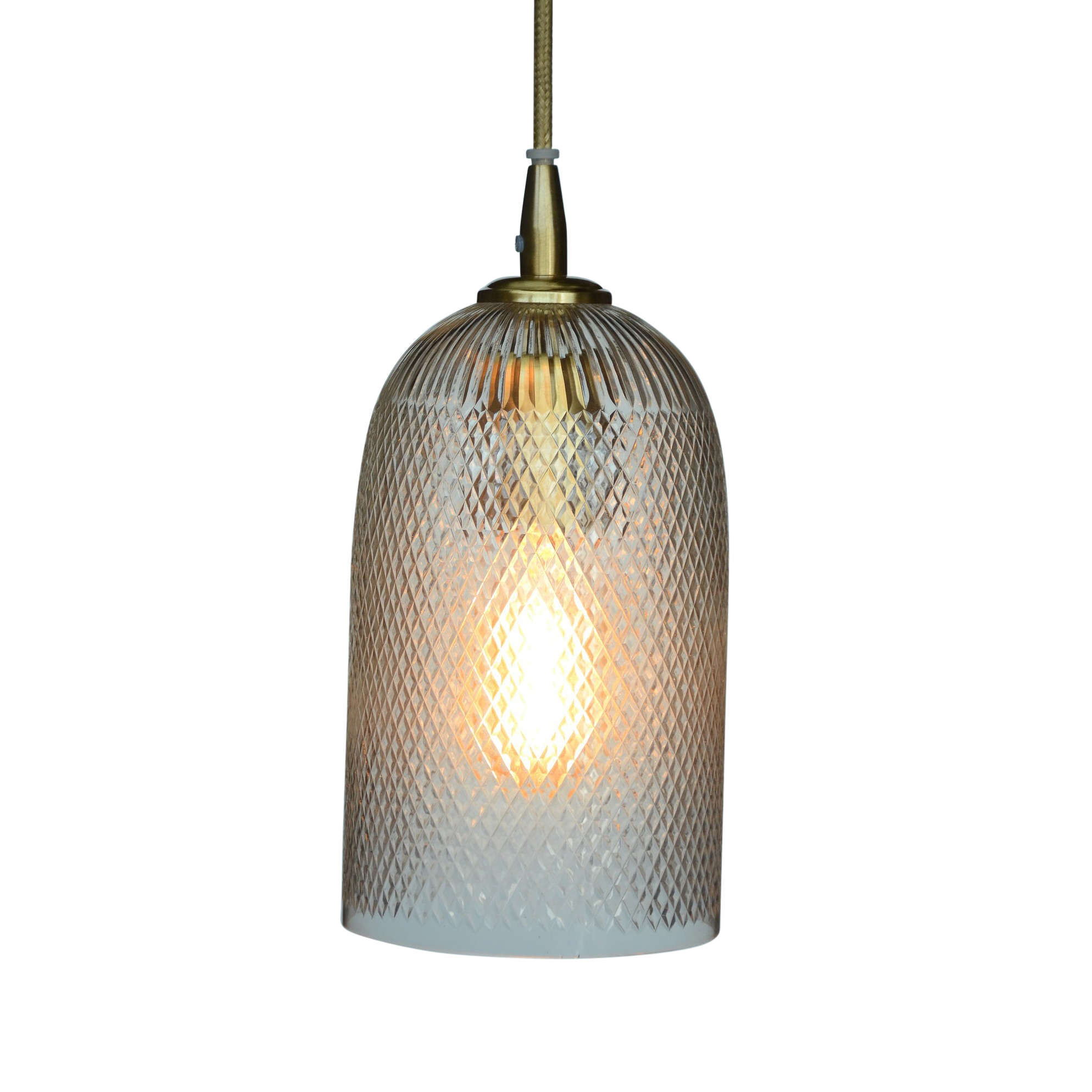 Charlotte Diamond Hand Cut Crystal Glass Pendant Lamp SMITH SMITH charlotte-diamond-hand-cut-crystal-glass-pendant-lamp-smith-smith